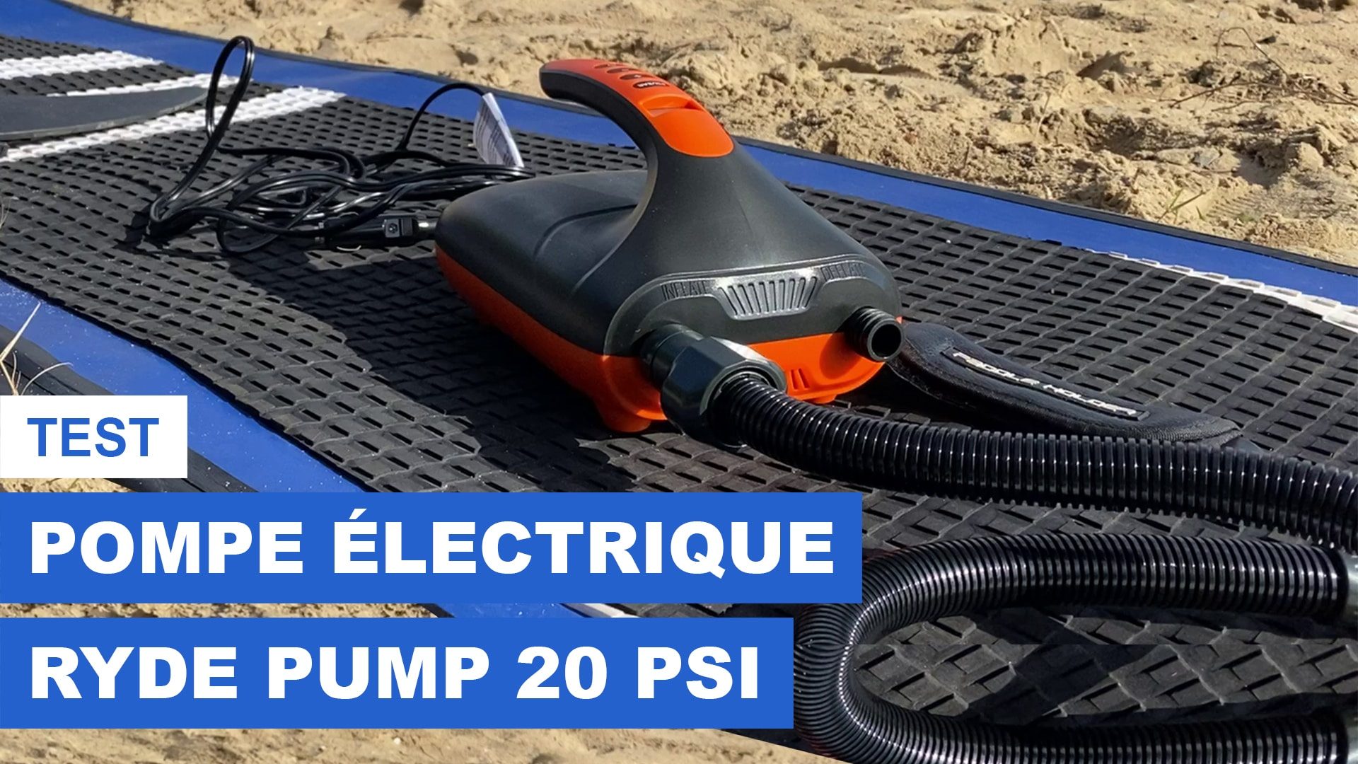 Pompe électrique 20 Psi Ryde E-Pump sur Sup Passion.com