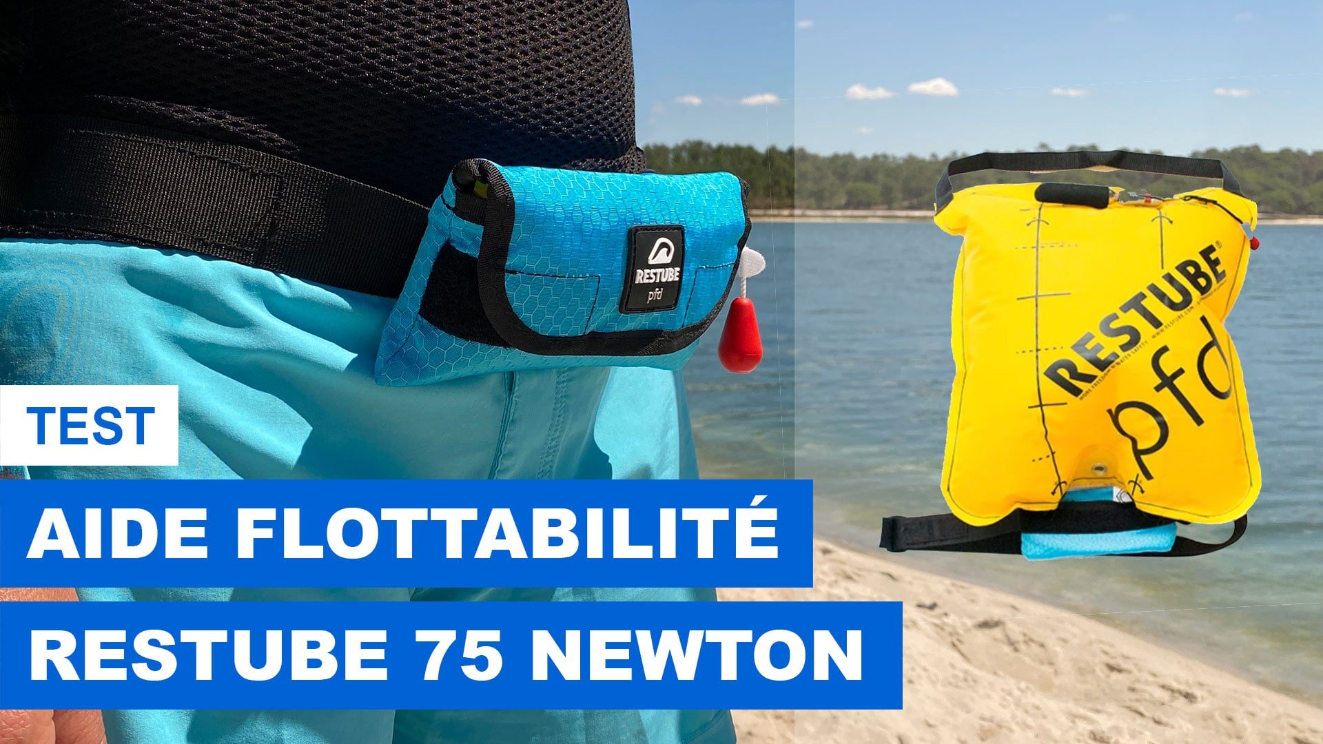 PFD Restube, gilet d'aide à la flottablitité sur Sup Passion.com