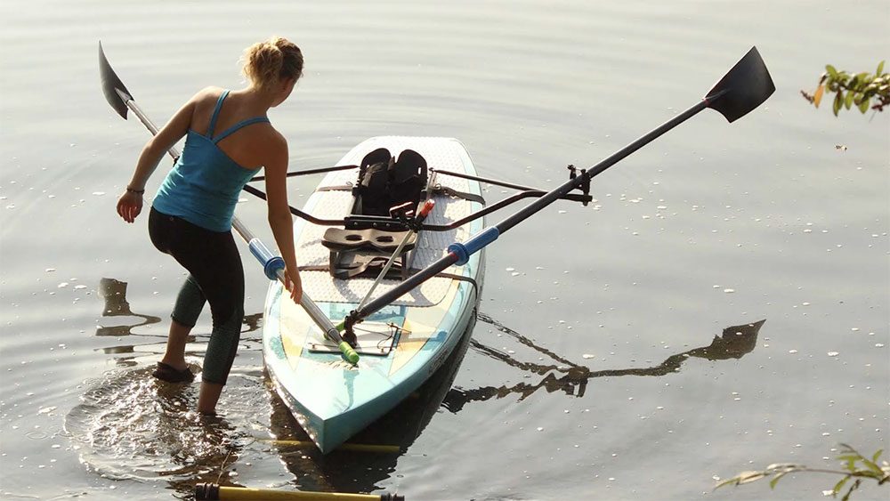 Transformer son paddle en aviron avec Oar Board - Sup Passion